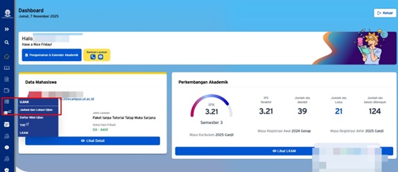 Cetak KTPU Masa 2025/2026 Ganjil Universitas Terbuka Jakarta di myUT ...